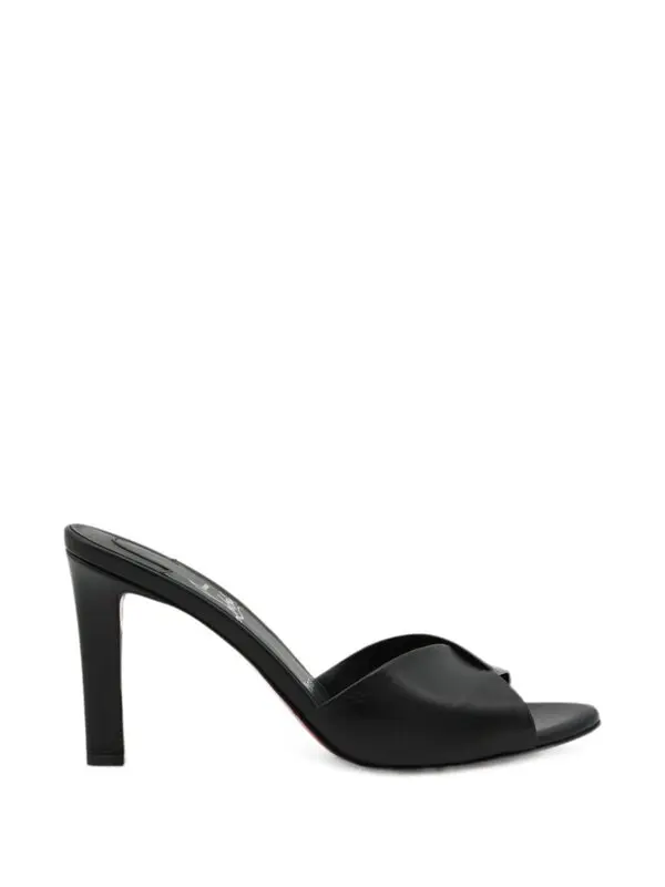 CHRISTIAN LOUBOUTIN Crossover Leather Mules - Multicolor
