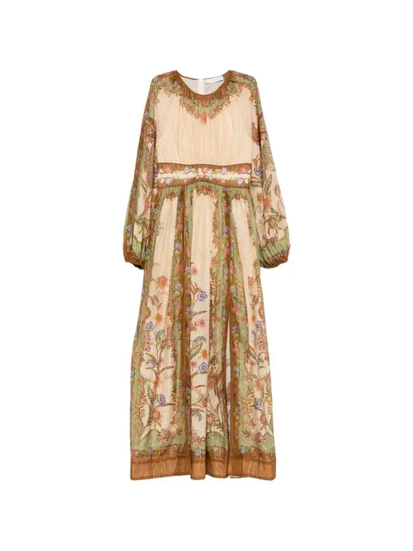 Zimmermann Indra Printed Maxi Dress - Multicolor