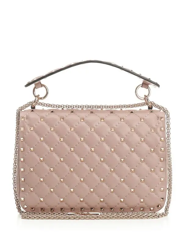 Valentino Garavani Rockstud Spike Medium Leather Shoulder Bag - Multicolor
