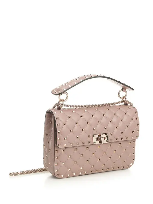 Valentino Garavani Rockstud Spike Medium Leather Shoulder Bag - Multicolor