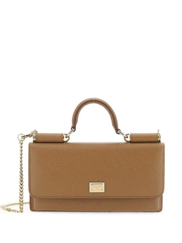 Dolce & Gabbana Leather Mini Bag With Gold-tone Hardware - Multicolor