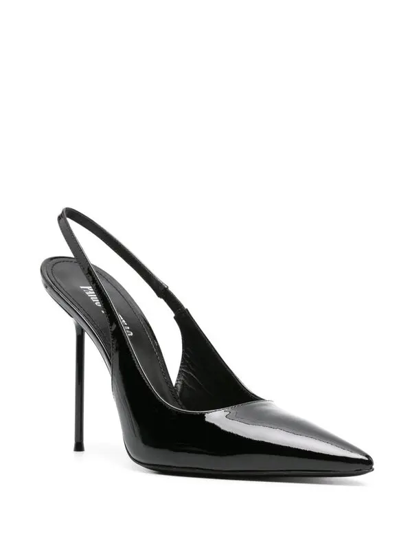 Paris Texas Lidia Patent Leather Slingback Pumps - Multicolor