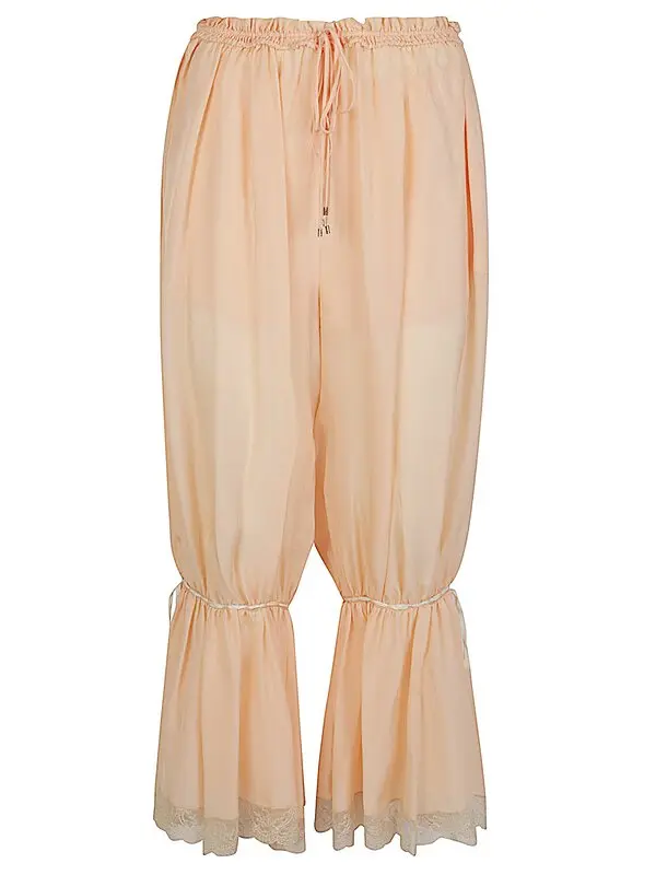 Chloé Silk Trousers - Multicolor
