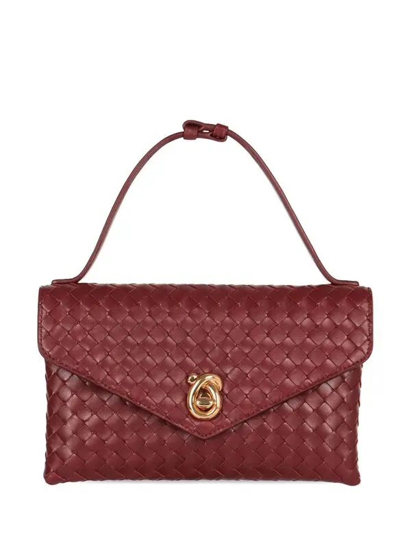 Bottega Veneta Knot Lock Leather Clutch - Multicolor