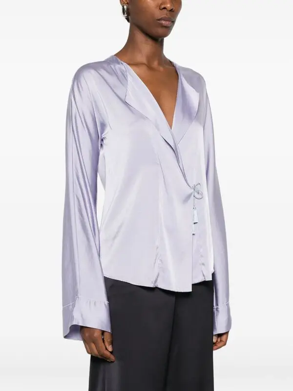 FORTE_FORTE Silk Satin Shirt