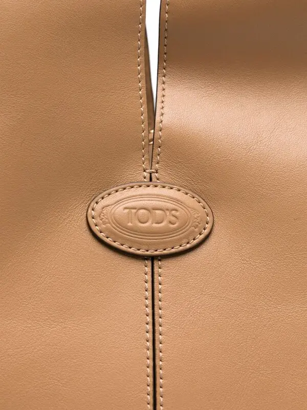 TOD'S Di Bag Folio Leather Shopping Bag - Multicolor