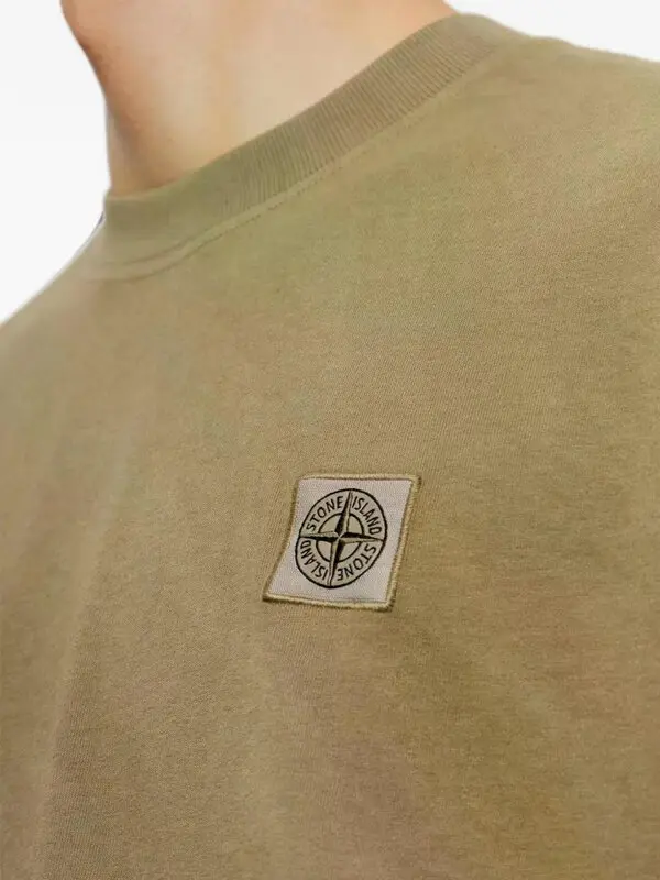 Stone Island Logo-patch Long-sleeve T-shirt