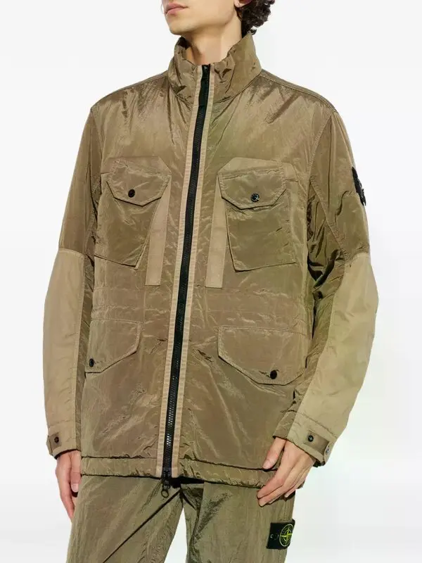 Stone Island Logo-patch Military Jacket