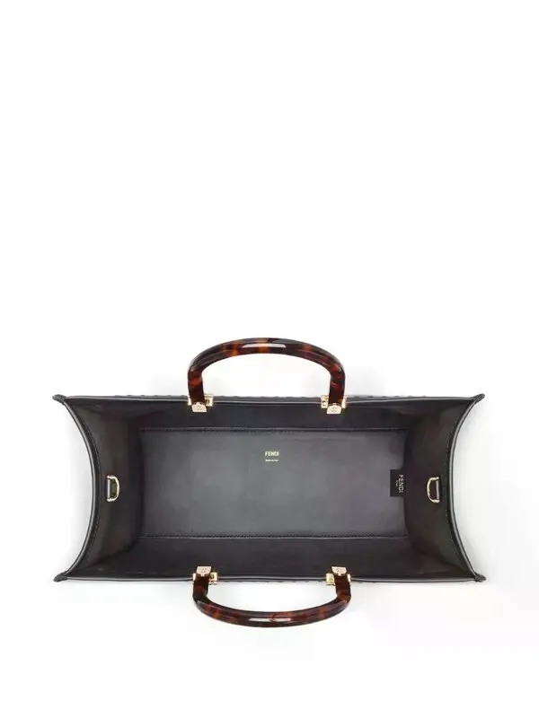 Fendi Sunshine Logo-embossed Tote Bag
