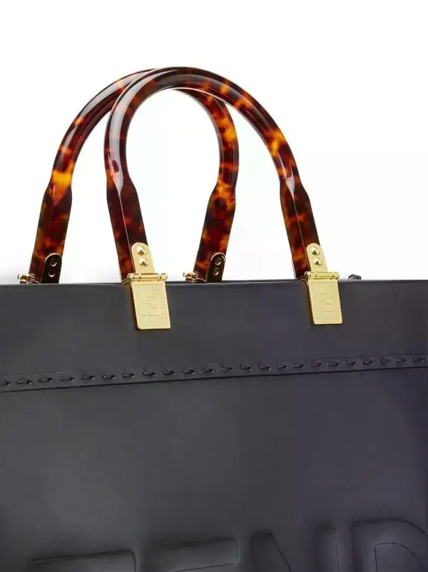 Fendi Sunshine Logo-embossed Tote Bag