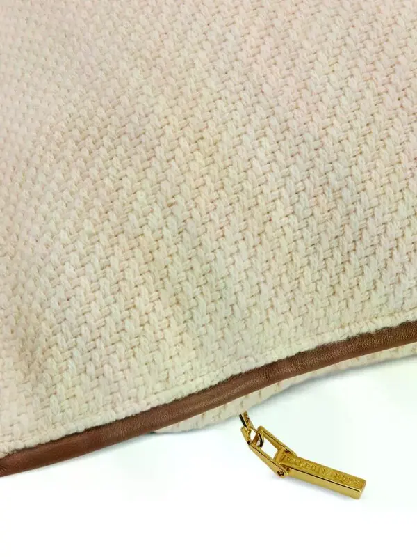 Ralph Lauren Jean Initial-piped Pillow Throw - Neutrals