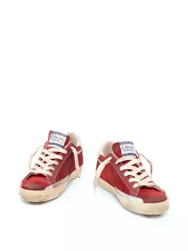 GOLDEN GOOSE Super-star Distressed-effect Sneakers