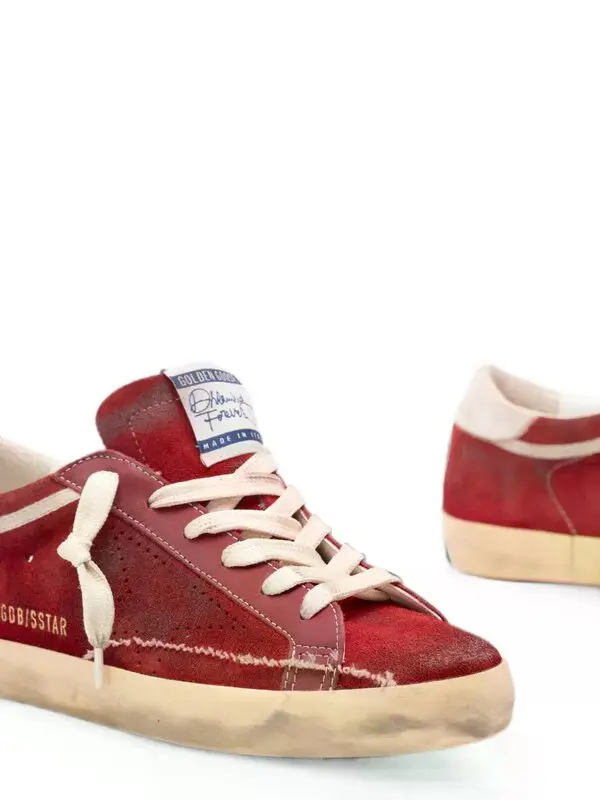 GOLDEN GOOSE Super-star Distressed-effect Sneakers