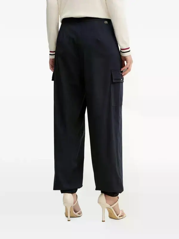 Liu Jo Logo Plaque Cargo Track Pants