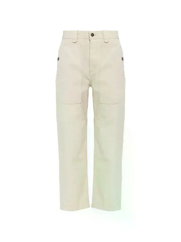 MARANT ETOILE Ermina Straight-leg Jeans - Neutrals