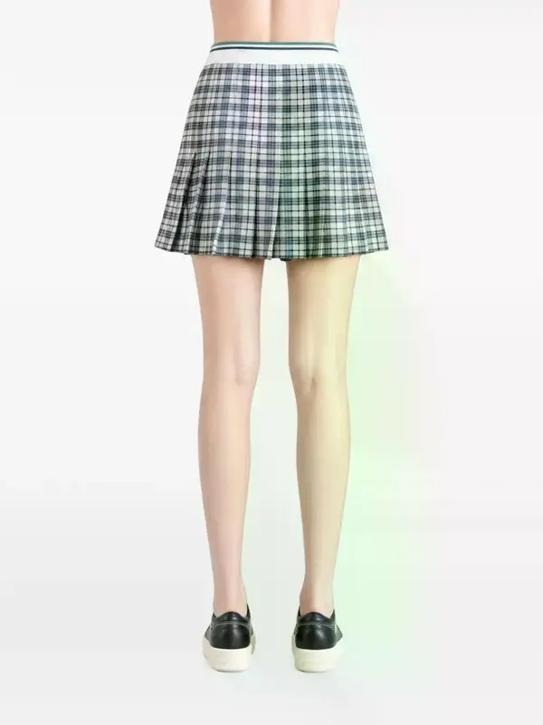 Burberry Check-pattern Pleated Mini Skirt