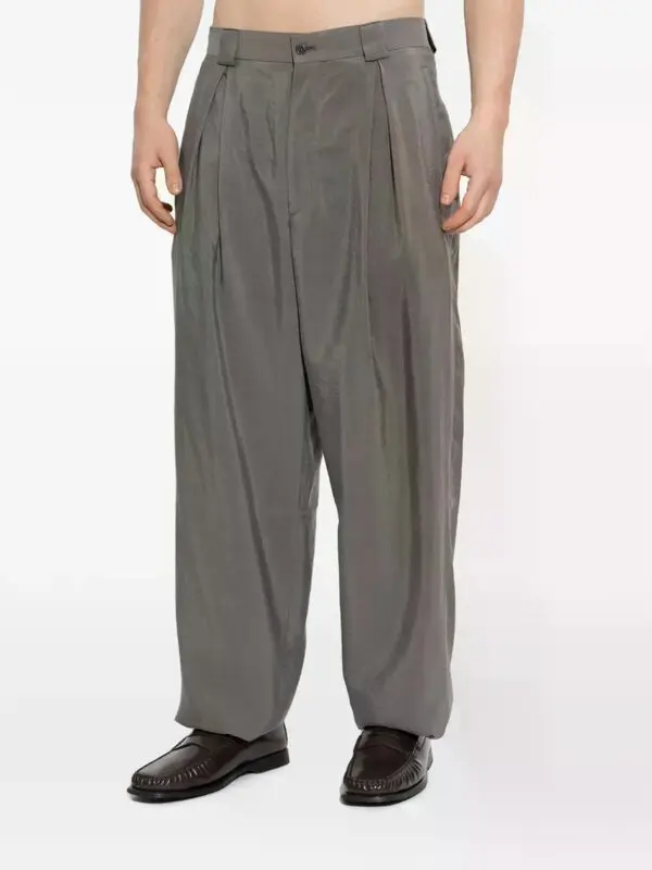Giorgio Armani Pleated Straight-leg Trousers