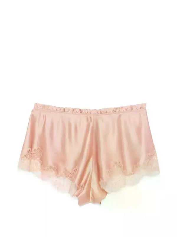 Carine Gilson Lace-trim Pajama Shorts
