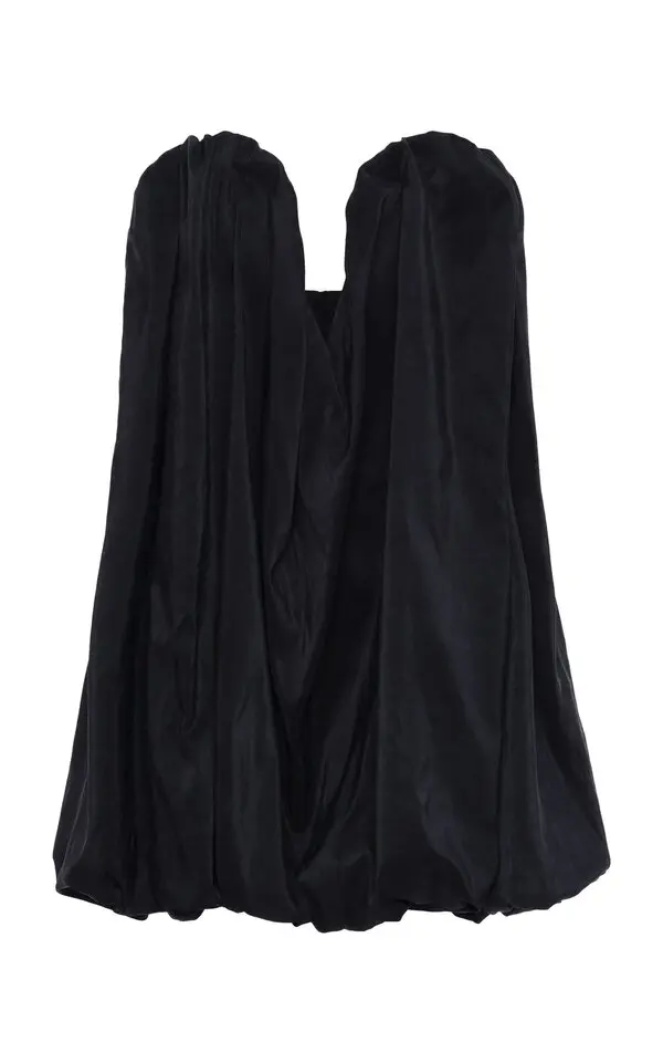 Magda Butrym Draped Silk Mini Dress