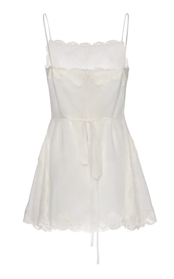 Magda Butrym Draped Silk Mini Dress