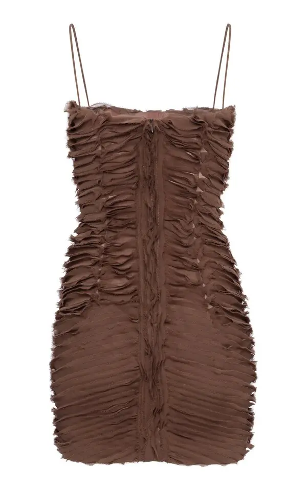 Magda Butrym Pleated Mini Dress