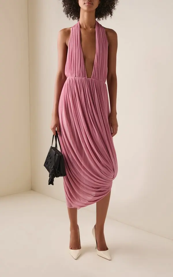 Magda Butrym Draped Midi Dress