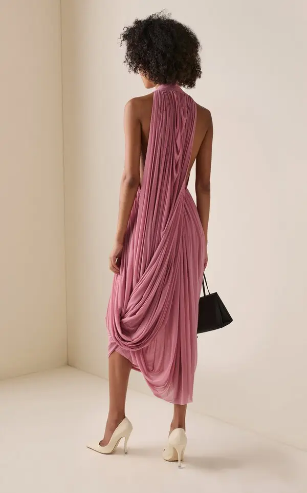 Magda Butrym Draped Midi Dress