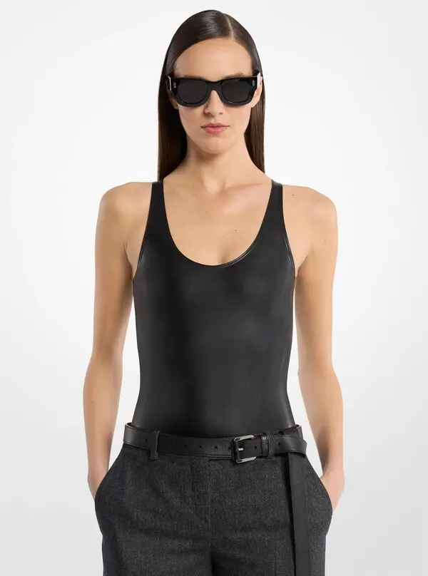 Michael Kors Mixed-media Bodysuit