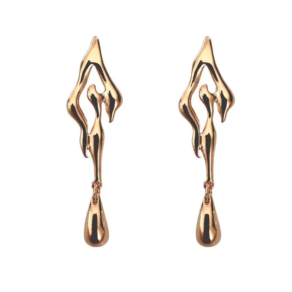 IN CAUDA VENENUM Oshun Earrings - Gold