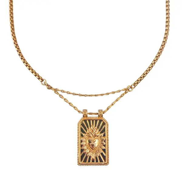 IN CAUDA VENENUM Arcanum Necklace - Gold