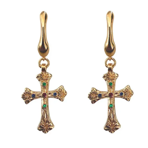 IN CAUDA VENENUM Ishani Earrings - Gold