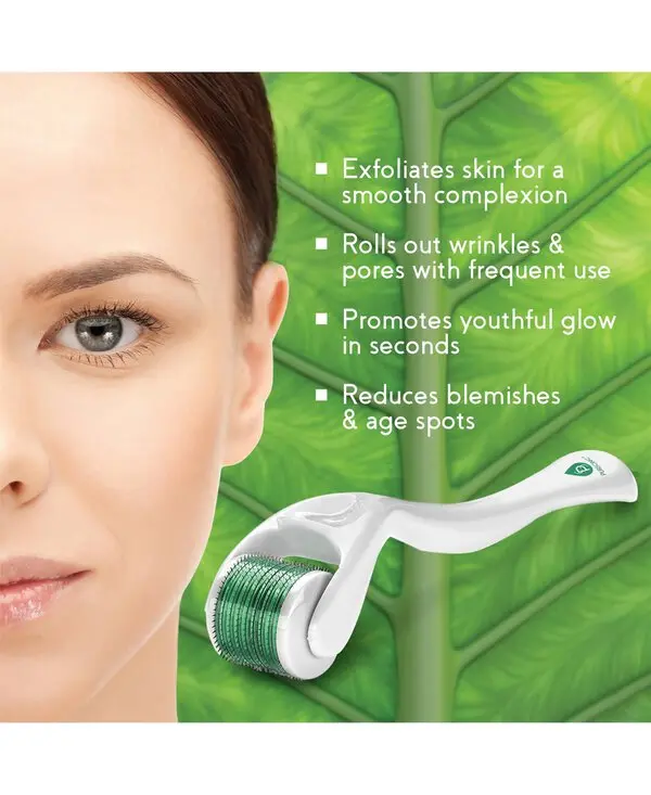 PURSONIC Ultimate Renewal Kit Micro Needle Derma Roller And Anti Aging Serum Trio