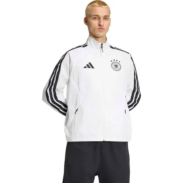 Adidas Germany National Team Full-zip Anthem Jacket - White