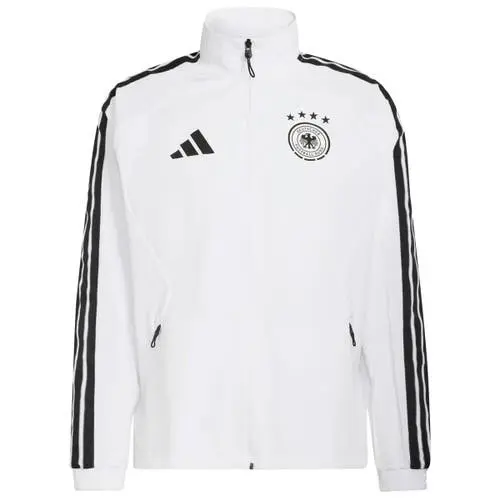 Adidas Germany National Team Full-zip Anthem Jacket - White