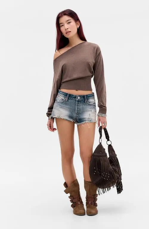 BDG URBAN OUTFITTERS Bailey Off The Shoulder Sweater