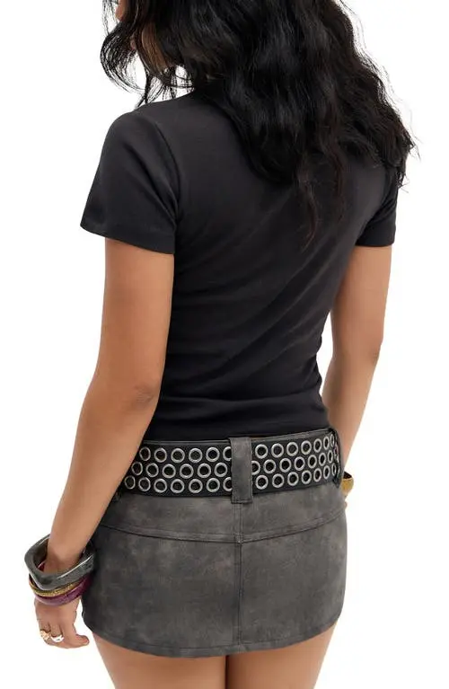 BDG URBAN OUTFITTERS Diamante Cross Graphic Baby Tee
