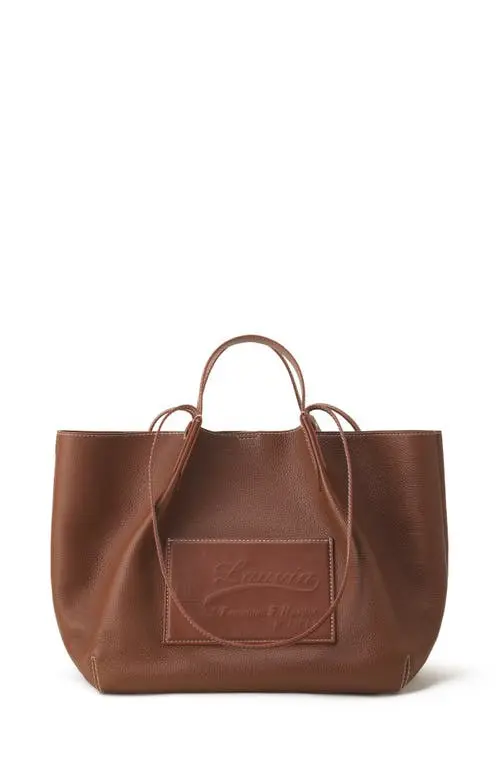 LANVIN Catch Tote Bag - Chestnuts