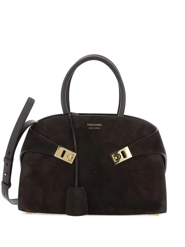 FERRAGAMO Hug Small Leather Handbag - Multicolor