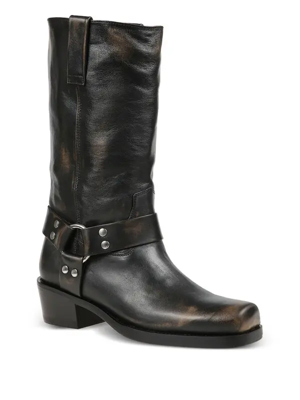 Paris Texas Roxy Leather Boots - Multicolor