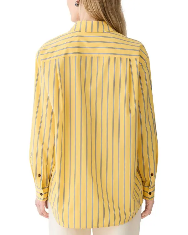 Lafayette 148 New York Oversized Boyfriend Shirt