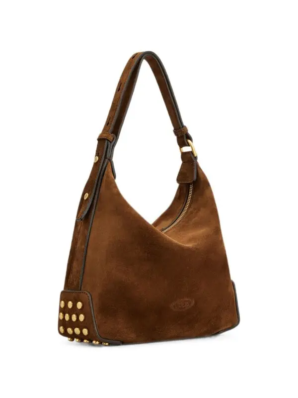 TOD'S Metal Dots Mini Leather Shoulder Bag - Multicolor
