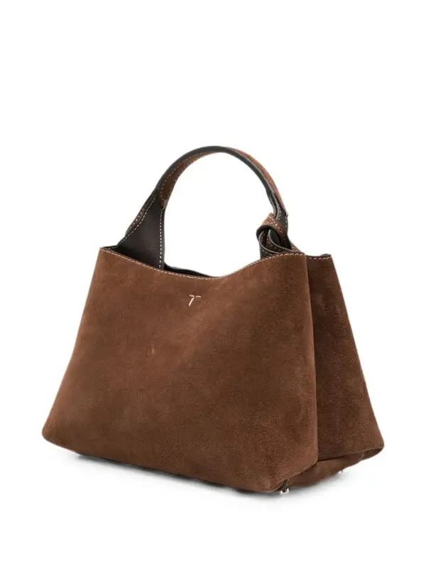 TOD'S Timeless Micro Leather Handbag With T-logo Plaque - Multicolor