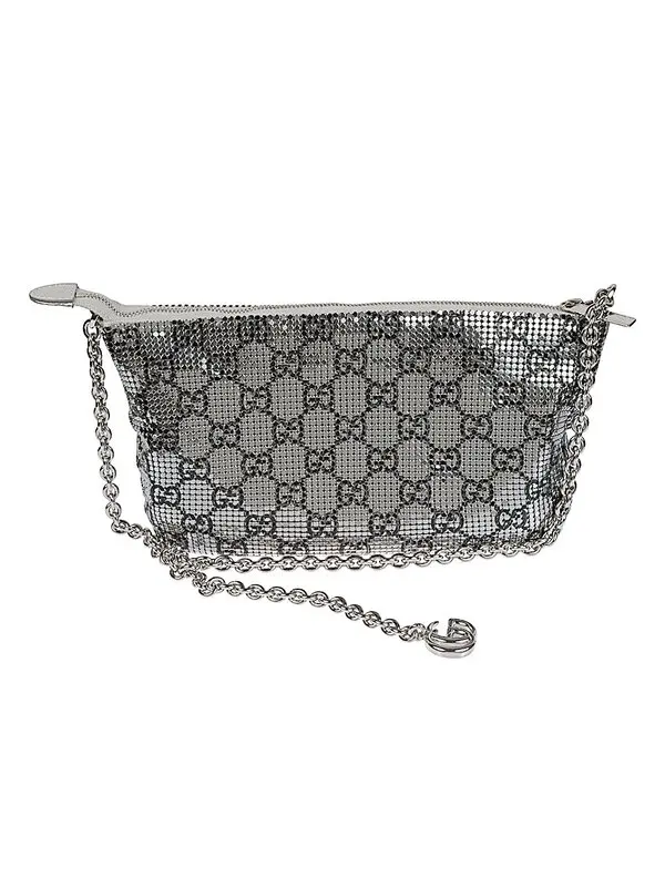 Gucci Metallic Pattern Clutch