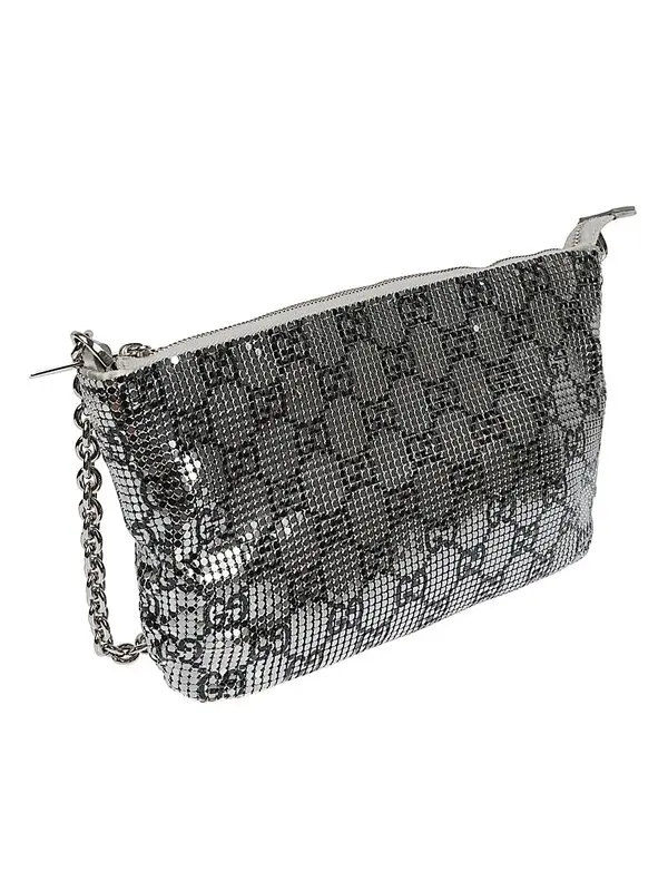 Gucci Metallic Pattern Clutch