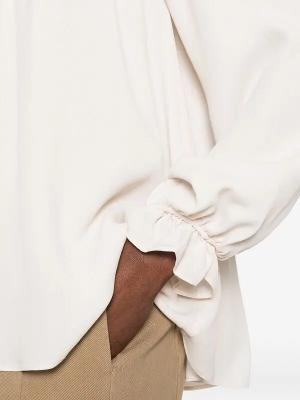 FORTE_FORTE Silk Blend Blouse