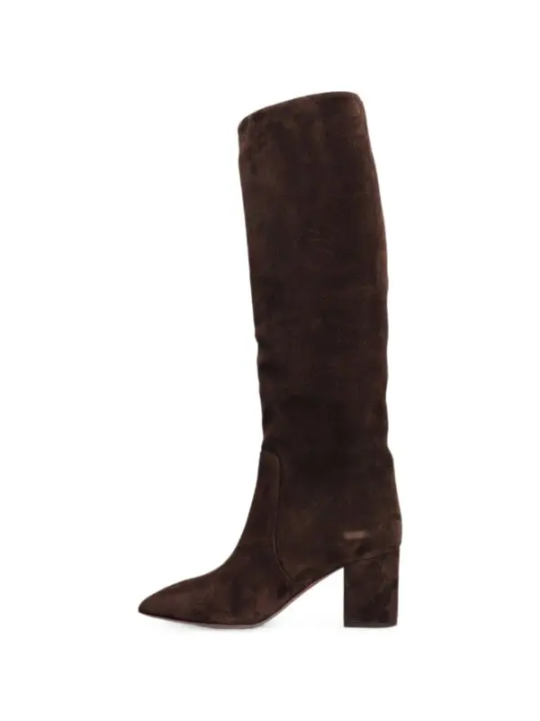 Paris Texas Suede Leather Mid-calf Boots - Multicolor
