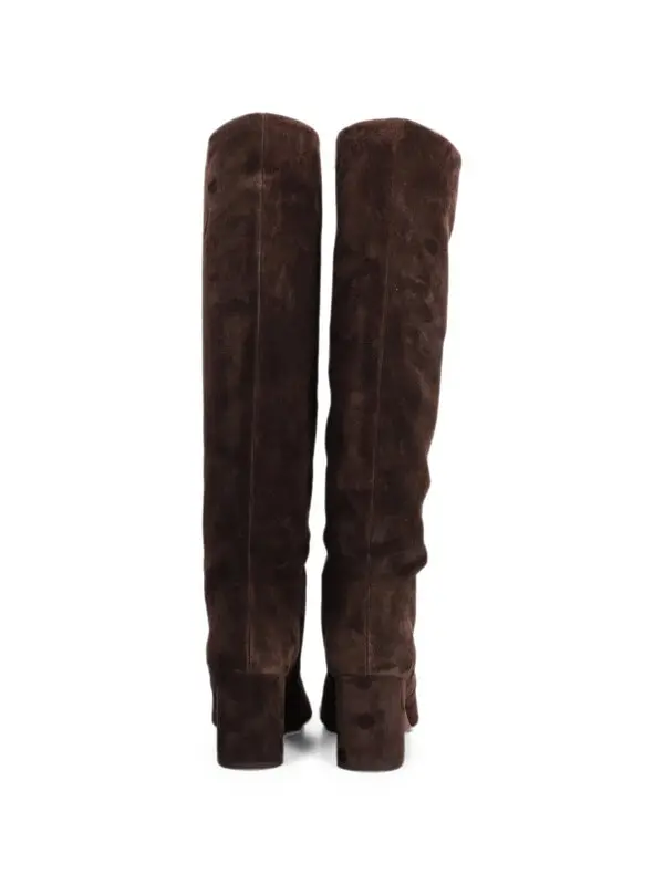 Paris Texas Suede Leather Mid-calf Boots - Multicolor