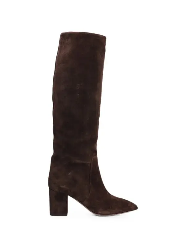 Paris Texas Suede Leather Mid-calf Boots - Multicolor