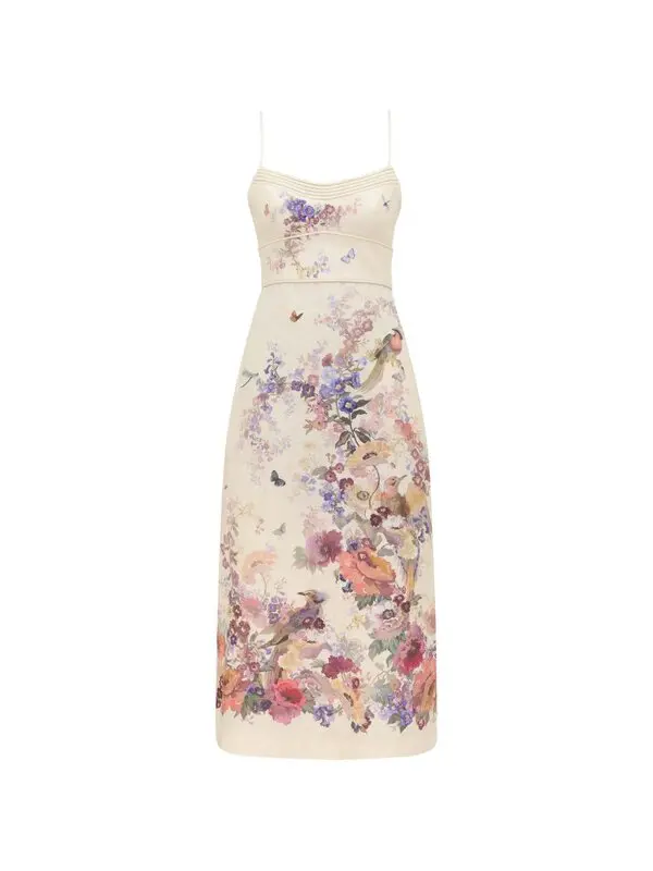 Zimmermann Luna Linen Long Dress