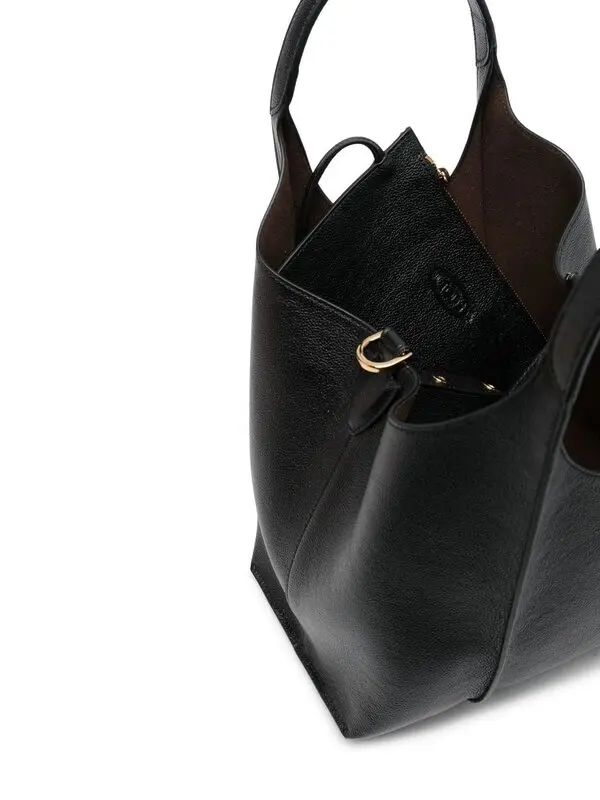TOD'S Tote Bag With Logo Plaque - Multicolor